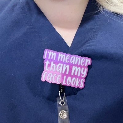 MRI Safe Badge Reel Watercolor Mri Badge Holder Non - Etsy