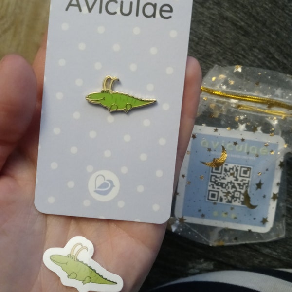 Mini Gator Loki Pin - Etsy