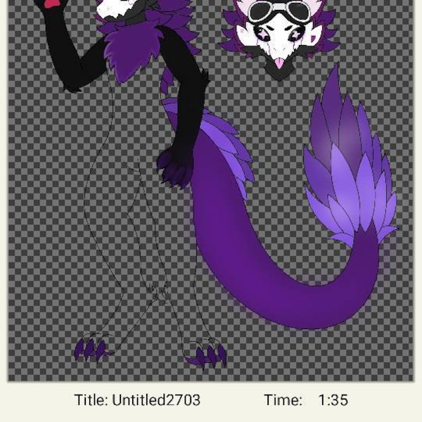 Novabeast Reference Sheet Base - Etsy