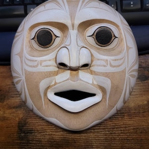 Killer Whale Mask Orca Native American Shaman's Ceremonial Hand Carved ...