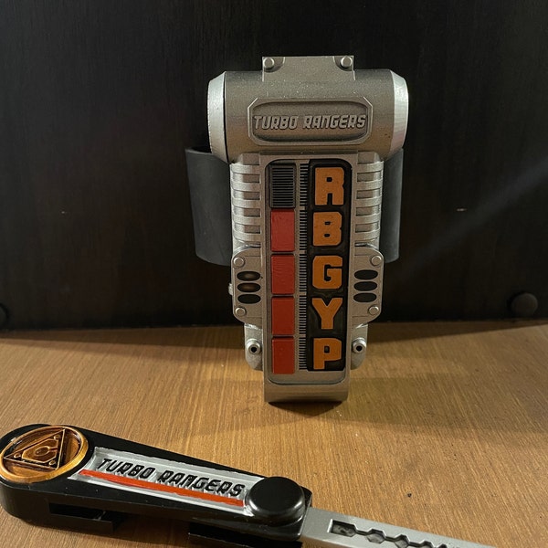 3D Printed & Painted Power Rangers Turbo Morpher / Carranger - Accel ...