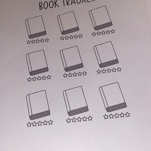 Flame Heart Romance Rating Tracker Stickers | Printable Book Tracker ...