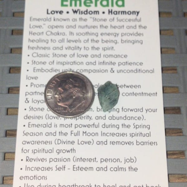 Raw Emerald Stone (xsmall) - Genuine Emerald Crystal - Natural Emerald ...