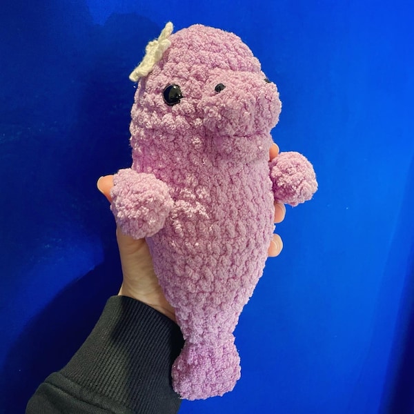 PATTERN/INSTRUCTIONS Manatee, Amigurumi Pattern, Manatee Pattern ...