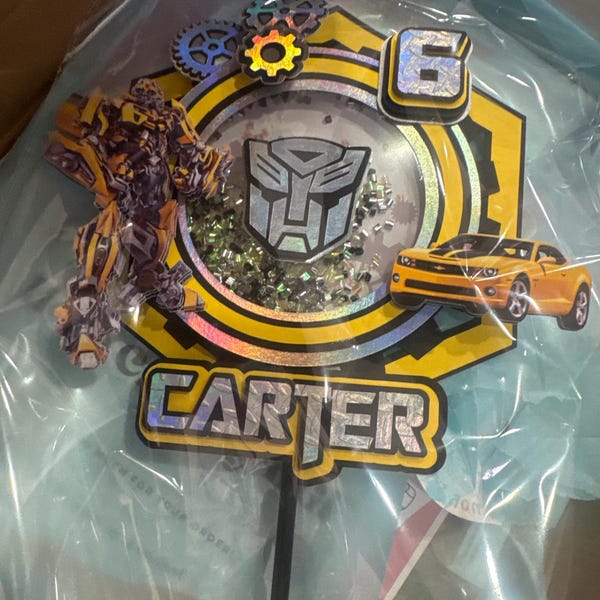 Party Supplies Cake Topper // Cake Topper //tranformers // Optimus ...
