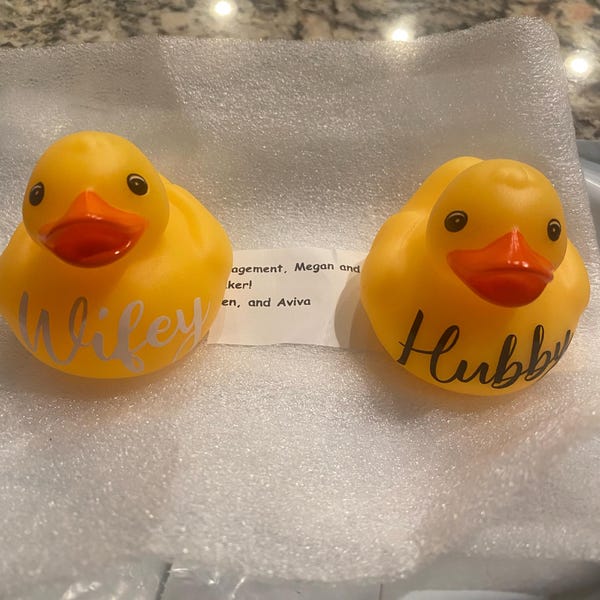 Yellow Food Themed Rubber Duck Ducks Hamburger Taco Hot Dog Fries ...