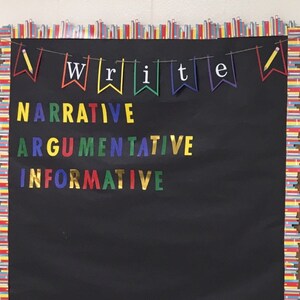 Write Classroom Banner Back to School Teacher Banner - Etsy