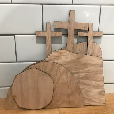 SVG FILE Empty Tomb Easter Scene Easter the Empty Tomb He is Risen ...