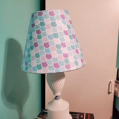 Mermaid Lamp Shade. shade Only Dragon Scale. Fish Scale. Shades Are 9.5 ...