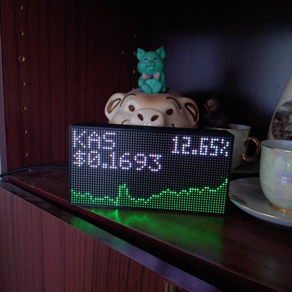 Stock Ticker Forex Crypto LIVE Price Wifi LED Display - Etsy