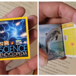Miniature Books Set of 3 1/4 1/6 and 1/12 Scale Real - Etsy