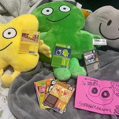 BFDI and Inanimate Insanity Plush Trading Cards 2023 Experience 2024 ...