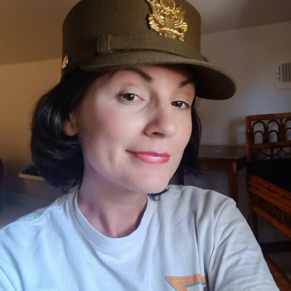 Woman US Army WAC Hobby Hat – Olive Cotton Reproduction Cap - All Sizes ...