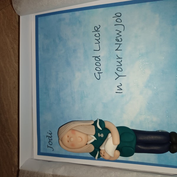 New Job/ Good Luck/ Congratulations Card for Nurse /midwife by Hot ...