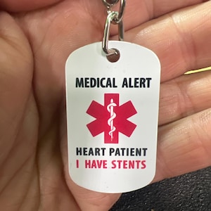 Epilepsy Medication Inside Medical Alert Patch Custom ID for Medic ...