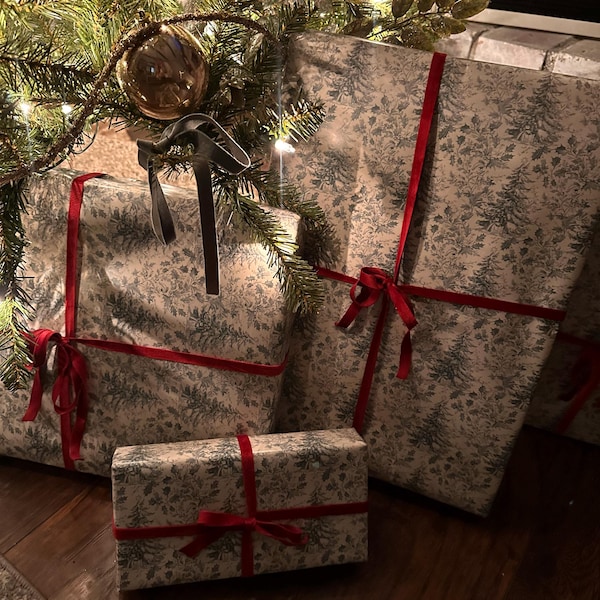 Boy Baby Shower Gift Wrap, Boy Baby Shower Wrapping Paper, Light Blue ...