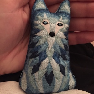 Wolf Embroidery Kit - Etsy