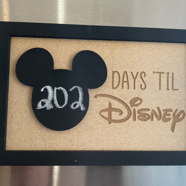 Days ‘til Disney Countdown Sign - Etsy