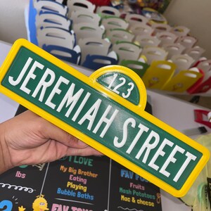 Street Signs Custom Name Plate, Gamer Gift, Nursery, Kid Room Sign ...
