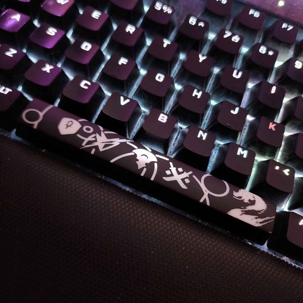 Halo Theme Backlit Keycap Set | Mechanical Keyboard Keycap Set for ...