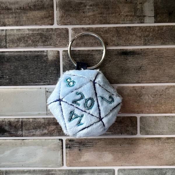 ITH (in the Hoop) Embroidery Pattern D20 Dice Dungeons and Dragons Dnd ...