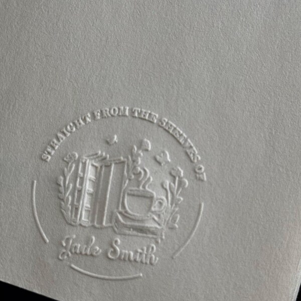 Personalized Book Embosser/custom Book Embosser/from the Library of ...