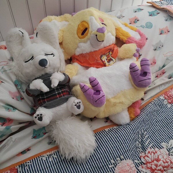 Red Husky Plush Snuggle Paws Plush for Anxiety, PTSD, Comforting Plush for Bedtime - Etsy