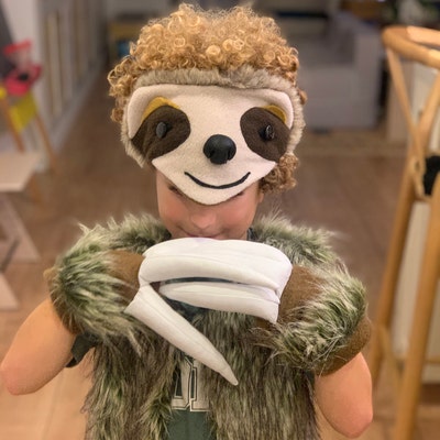 Sloth Costume for Boys Kids Costume Animal Costume Handmade Costume ...