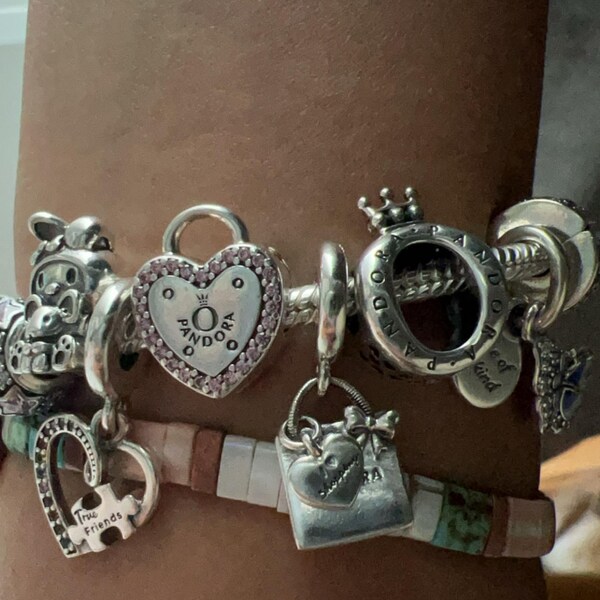 Authentic Pandora Sea Turtle Murano Glass Pink Dangle Charm Pandora ...