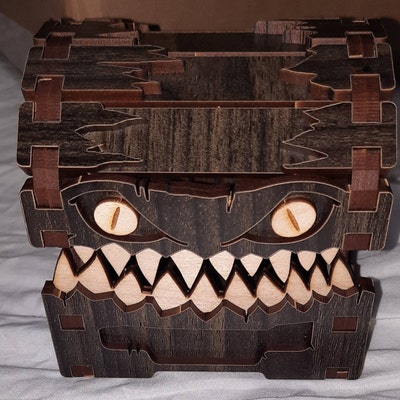 One Eye Mimic Chest Monster Treasure Chest Treasure Chest Monster Box ...