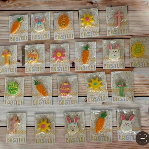 Easter Printable Cookie Card 3.5" X 5" -happy Easter Cookie Card ...
