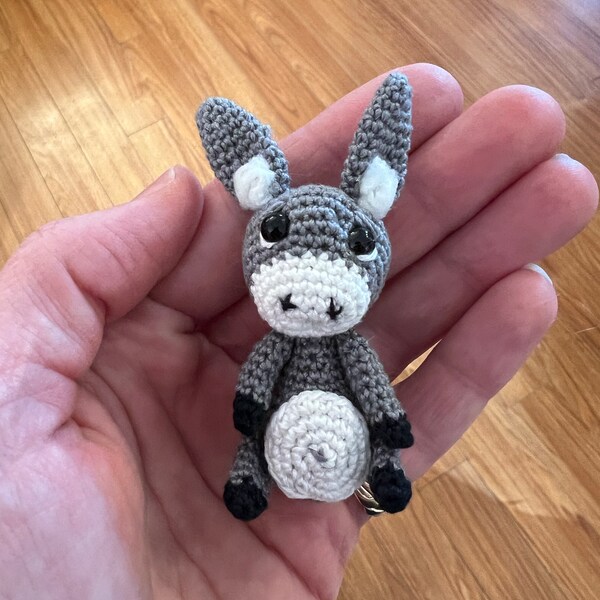Crochet DONKEY Pattern Micro Donkey Amigurumi: Hook, Yarn, Love – Craft ...