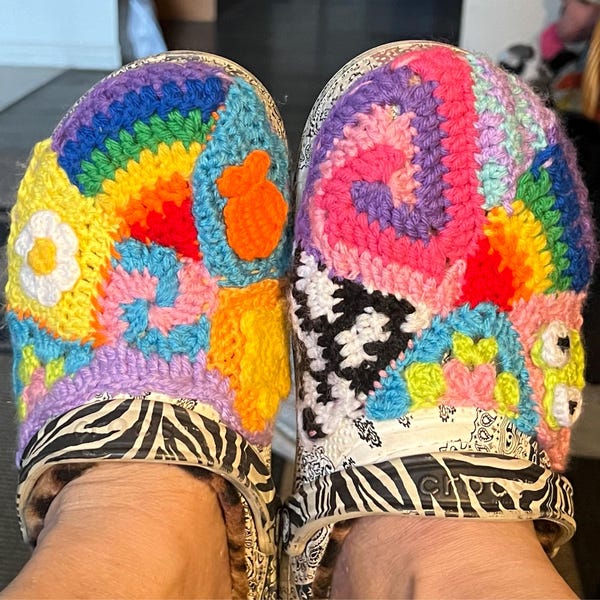 Crochet Croc Cover, Shoe Pattern - Instant PDF Download, Creative ...