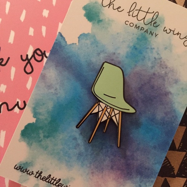 Eames Chair Enamel Pin Mid Century Modern Lapel Pin Cute Hat Pin ...