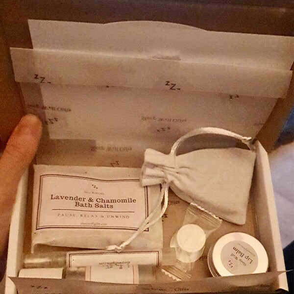 Sleep Well Gift Box /relaxation Pamper Box /wellbeing Letterbox Gift ...