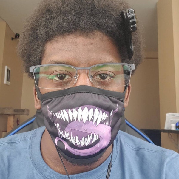 Monster Venom Dust Face Mask With Filter Pocket - Etsy