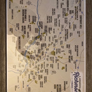 Judgmental Map of Richmond Virginia - 10 Postcards - Etsy