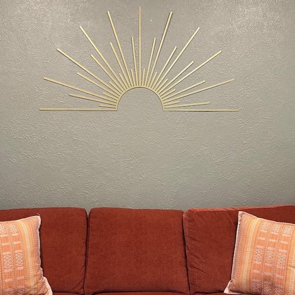 Sun Metal Wall Decor, Sun, Sun Art, Sun Decor, Sunrise, Sunrise Art ...