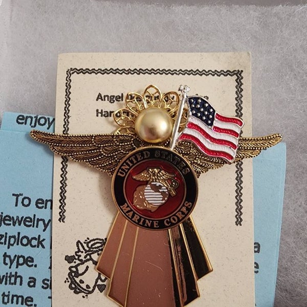 Marine Angel Pin - Etsy