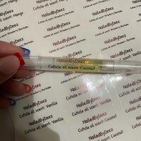 60 1.75x0.66 Clear Foil Labels Personalized Cuticle Pen, Lash Stickers ...
