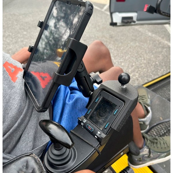 Heavy Duty Rugged Permobil Wheelchair Powerchair Phone Mount Holder 1 ...