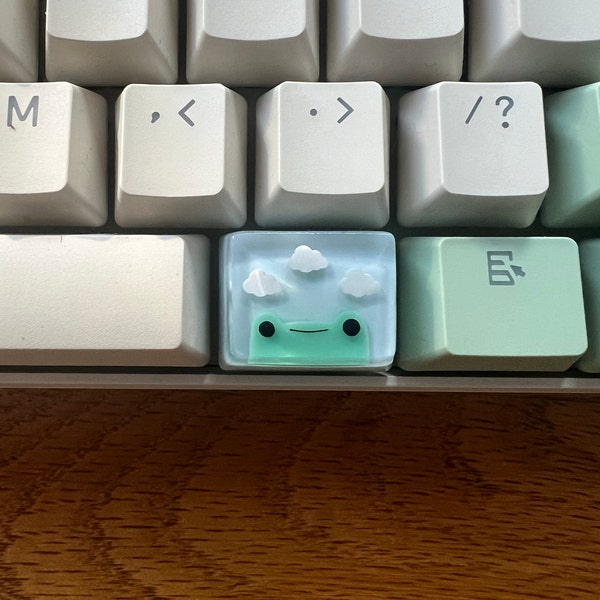 Ready-to-ship Layered Matcha Jelly With Sakura 1u Resin Keycaps in OEM ...