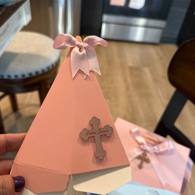 Baptism Favor Boxes, Personalized Baptism Gift Box, Candy Box, Baptism ...