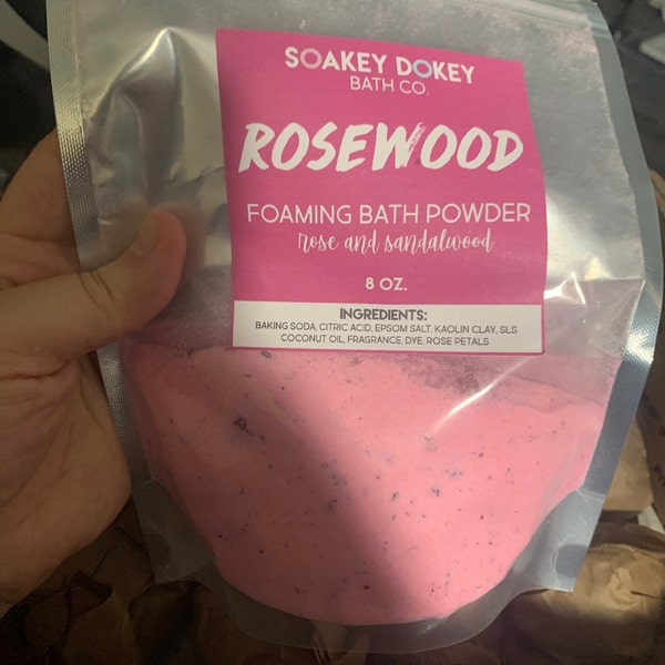 Foaming Bath Powder, Fizzy Bath Soak, Bath Salt, Bath Bomb Powder, Bath ...