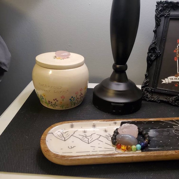 Handmade Pet Urn | Garden Blossoms | Ceramic Urn | for Ashes ...