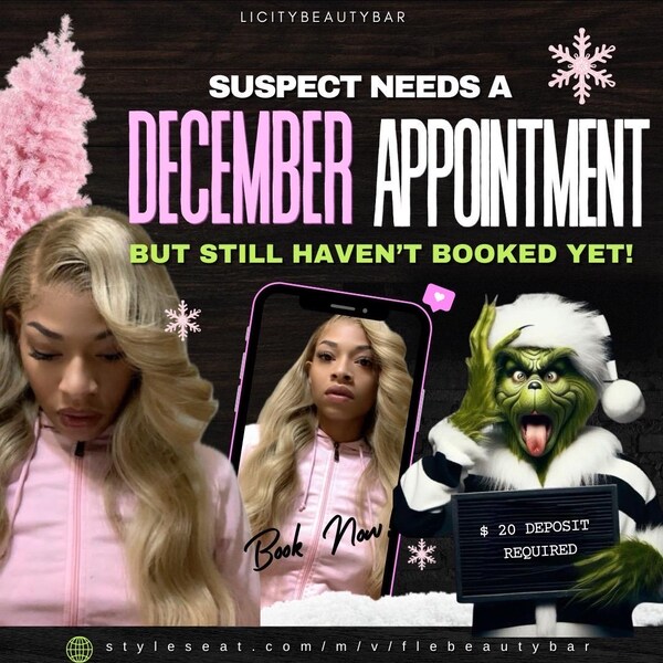 November Booking Flyer, November Flyer, Booking Flyer, Books Open ...