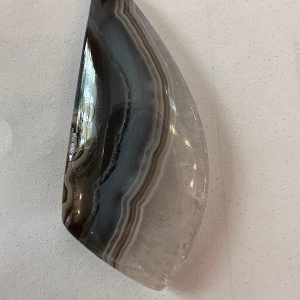 Blue Banded and Sagenite Agate, Fortification Agate, Rocks and Minerals ...