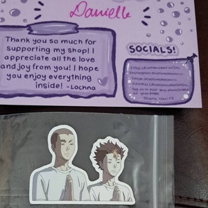 Volleyball Anime Milk Stickers - Etsy