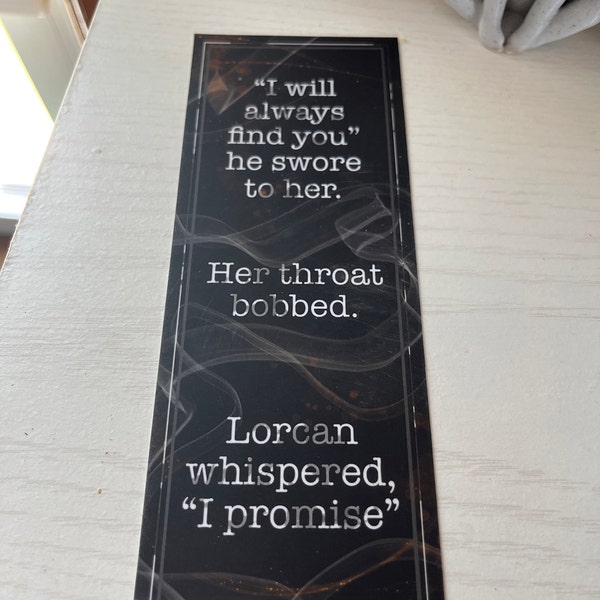 ACOTAR Sjm Inspired Bookmarks With Quotes, Feyre and Rhys - Etsy
