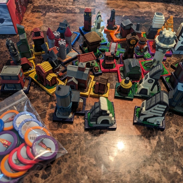STL Tapestry Board Game - STL Files for Dexlue Snap-on Landmark Bases ...